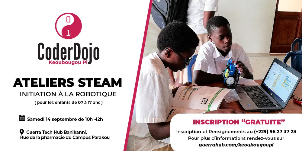 [Guerra Hub ] – CoderDojo Parakou – Impala Bridge